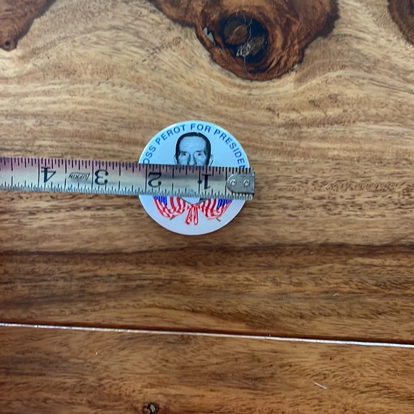 None | Other | Vintage Ross Perot For President Campaign Pin With Some ...